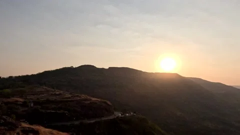 Dive Ghat in Pune India during Sunset | Stock Video | Pond5