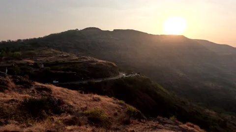 Dive Ghat in Pune India during Sunset | Stock Video | Pond5