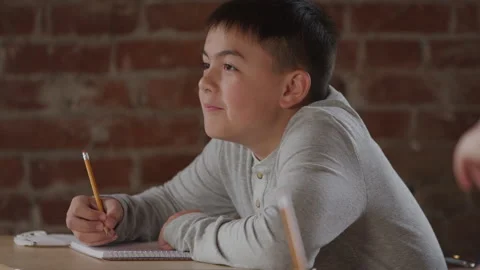 Diverse Middle School Boy with Short Hai... | Stock Video | Pond5