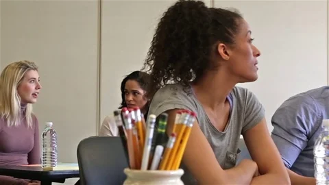 Diversity in Classroom African American ... | Stock Video | Pond5
