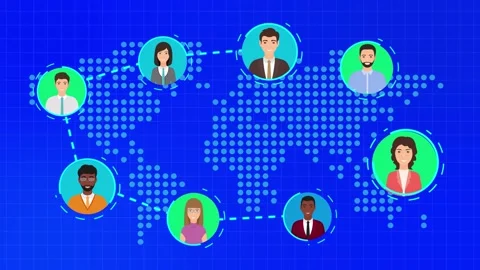 Connecting People Animation Stock Video Footage | Royalty Free ...