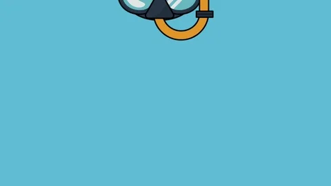 Diving equipment background HD animation | Stock Video | Pond5