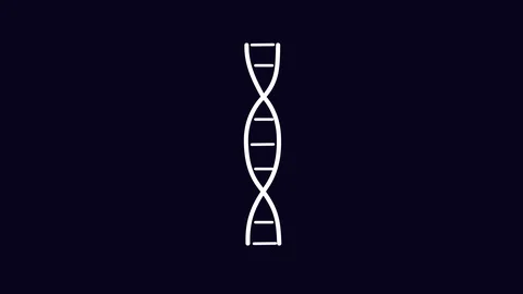 DNA. Animation genetics. Cartoon | Stock Video | Pond5