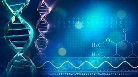 DNA background animation | Stock Video | Pond5
