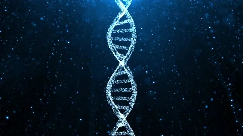 Dna cell structure rotation on artistic ... | Stock Video | Pond5