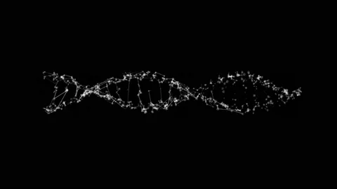 DNA Double Helix Strand Animation Alpha ... | Stock Video | Pond5