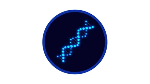 DNA icon part of medical animation. Gene... | Stock Video | Pond5