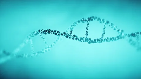 DNA molecule helix, loop. | Stock Video | Pond5