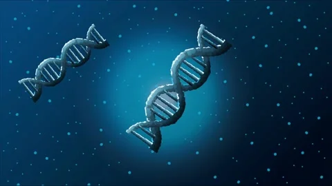 dna molecules poster science animated | Stock Video | Pond5
