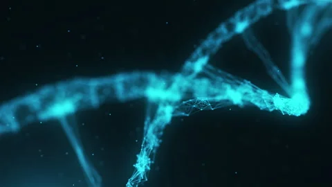 Dna Plexus Particles Background | Stock Video | Pond5