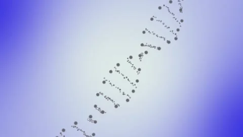 DNA Strand. human dna structure animatio... | Stock Video | Pond5