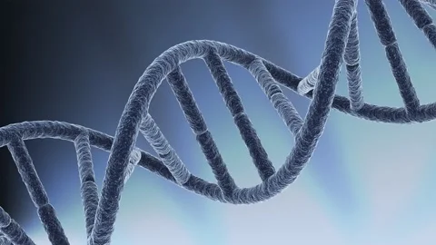 DNA strand in rotation - 3D visualizatio... | Stock Video | Pond5