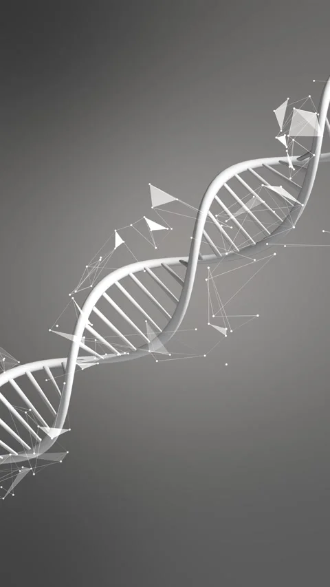 DNA structure 3D animation for medical r... | Stock Video | Pond5