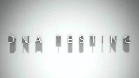 dna testing 3D title animation with shad... | Stock Video | Pond5