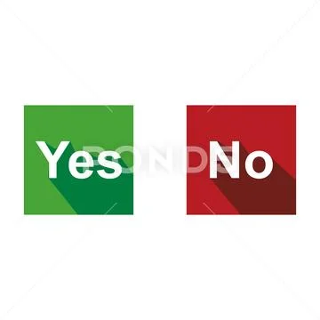 Do and Don't, yes or no, choice picker vector illustration button ...
