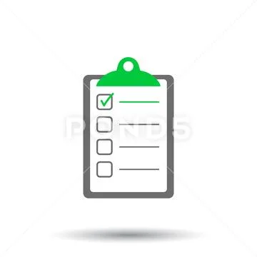 To do list icon. Checklist, task list vector illustration in flat style. Remi Illustration #77793808