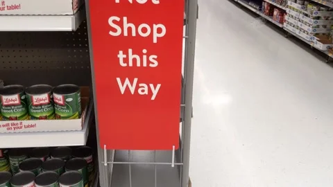 Grocery Store Aisle Shopping Stock Footage ~ Royalty Free Stock Videos ...