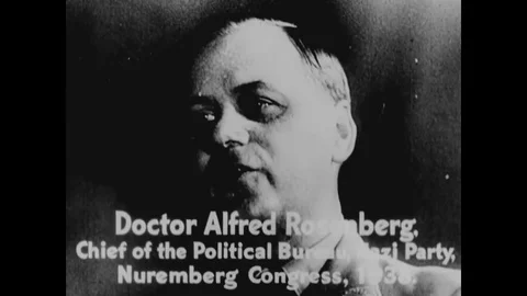 Doctor Alfred Rosenberg speaks about the... | Stock Video | Pond5
