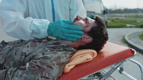 Evacuation Doctor Stock Footage ~ Royalty Free Stock Videos | Pond5