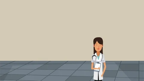 Doctor medical cartoons HD animation | Stock Video | Pond5