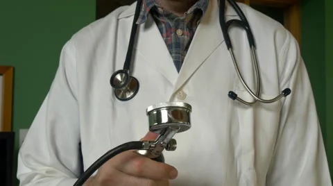 Doctor using medical tools blood pressur... | Stock Video | Pond5