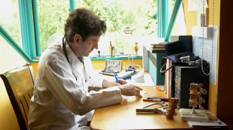 Doctor using medical tools blood pressur... | Stock Video | Pond5