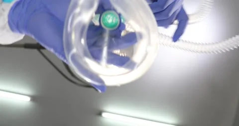 Oxygen Mask Pov Stock Footage ~ Royalty Free Stock Videos | Pond5