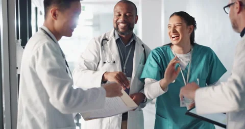 Nurses High Fiving Stock Videos – Royalty-Free HD & 4K Videos