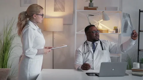 doctors teamwork radiology diagnostics m... | Stock Video | Pond5