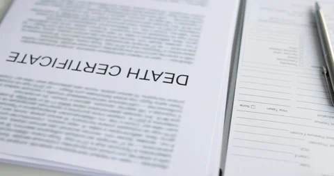 Death Certificate For Stock Videos – Royalty-Free HD & 4K Videos | Pond5