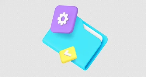 Folder Mockup Stock Footage ~ Royalty Free Stock Videos | Pond5