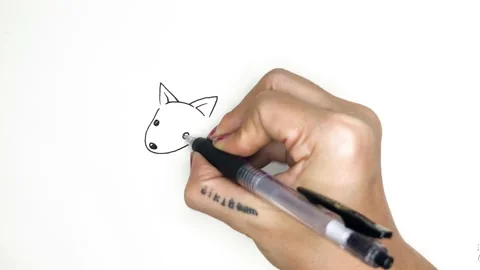 dog animal video clip drawing cartoon do... | Stock Video | Pond5