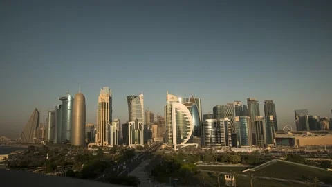 Qatar Sunrise Timelapse Stock Footage ~ Royalty Free Stock Videos | Pond5