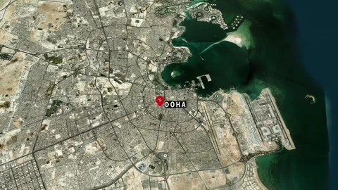 Doha Qatar Map Stock Videos – Royalty-Free HD & 4K Videos | Pond5