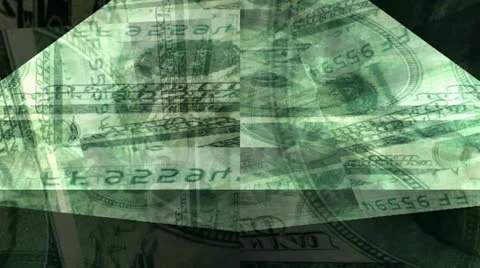 Dollar Bill Motion Mapping | Stock Video | Pond5