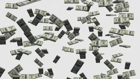 Animated Money Falling Stock Video Footage | Royalty Free Animated ...
