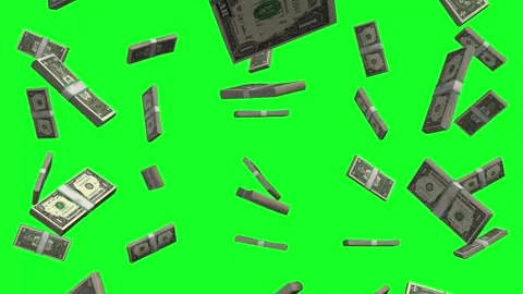 Dollar cash falling. One Dollar banknote... | Stock Video | Pond5
