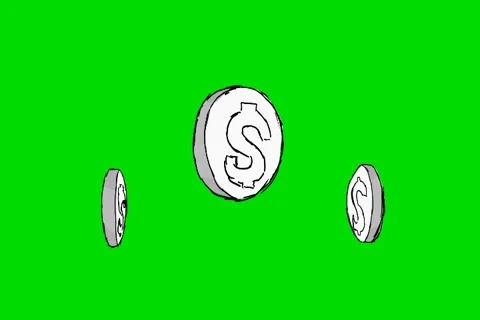 Dollar Coins - Animation - Hand-Drawn - ... | Stock Video | Pond5