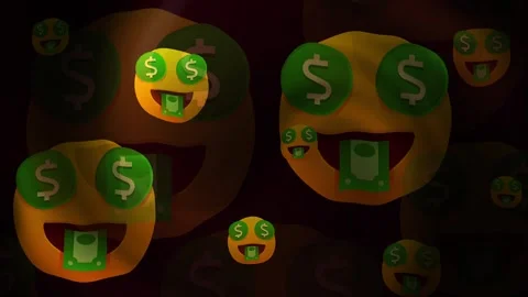 Dollar Face Emoji Stock Footage ~ Royalty Free Stock Videos | Pond5