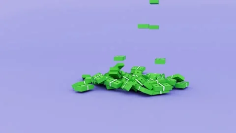 Money Falling Transparent Background Stock Videos – Royalty-Free HD ...