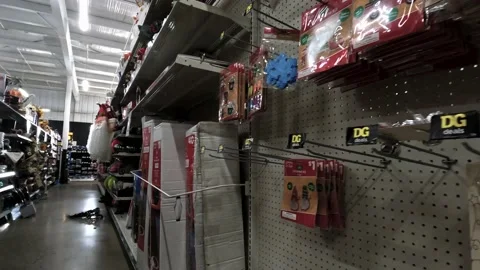 Dollar General retail store interior peo... | Stock Video | Pond5