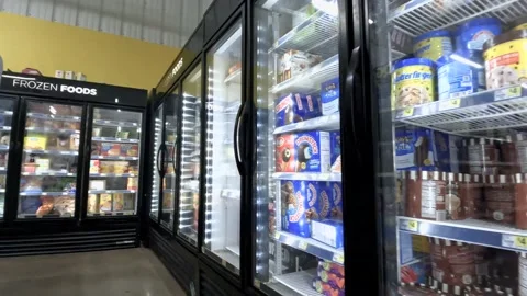 Dollar General retail store interior pan... | Stock Video | Pond5