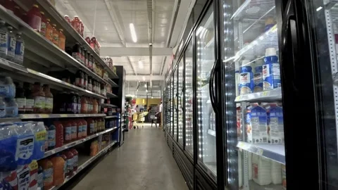 Dollar General retail store interior peo... | Stock Video | Pond5