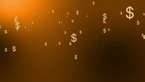 Dollar mark icon Particle Money gradatio... | Stock Video | Pond5