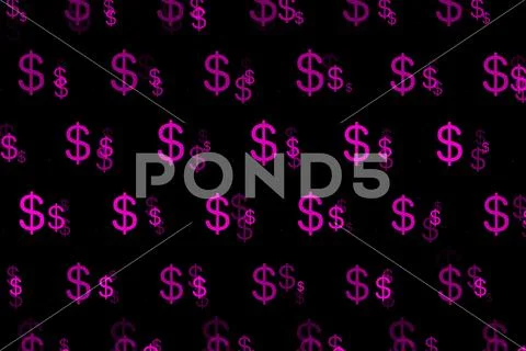 Dollar mark shape color particle CG background wallpaper: Graphic ...