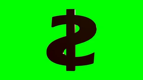 Dollar Sign Rotating Green Screen Animat... | Stock Video | Pond5