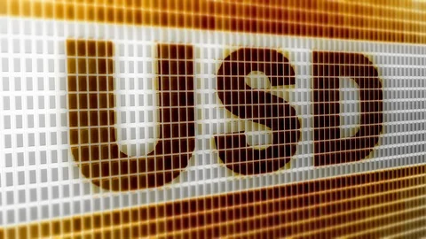 Dollar sign on the Screen. 4K Resolution... | Stock Video | Pond5