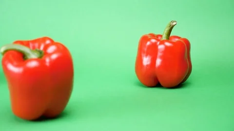 Dolly focus tracking on five sweet red p... | Stock Video | Pond5