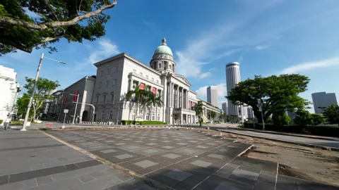 dolly forward singapore national gallery... | Stock Video | Pond5