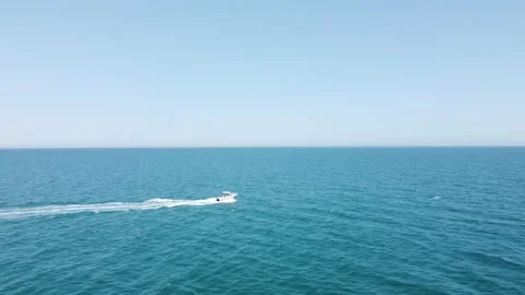 Dolly in of a sailing ship, closer | Stock Video | Pond5